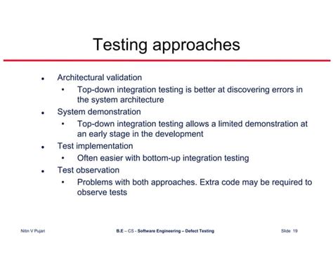 Defect Testing Ppt