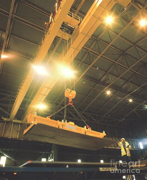 Electromagnetic Crane Photograph By John Mclean Science Photo Library