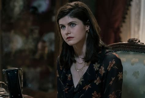Alexandra Daddario Goes Barely Dressed While Getting Worked On GIANT
