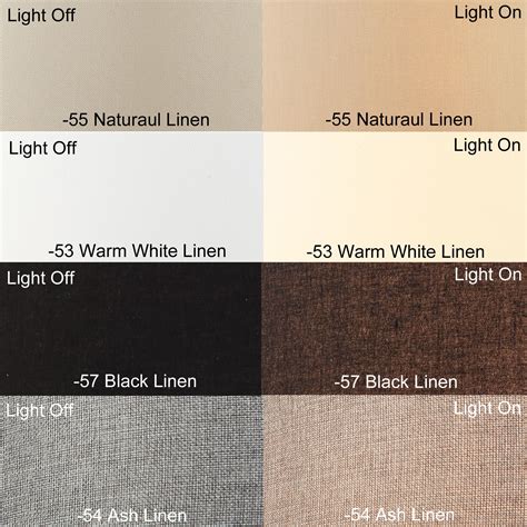 Fabric Options Maxilite Lighting