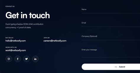 Get In Touch Netboxiyf