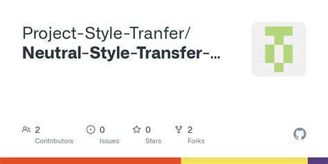 github project style tranfer neutral style transfer webapp