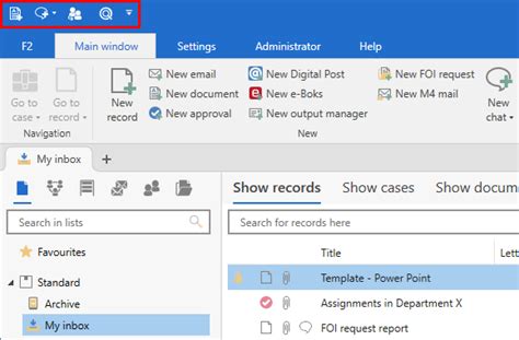 The Quick Access Toolbar F2 Docs