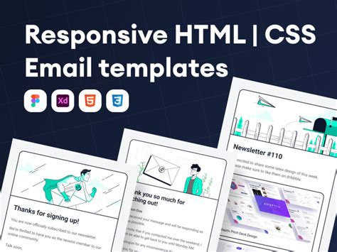 Do Responsive Html Css Email Templates By Desiger O Fiverr