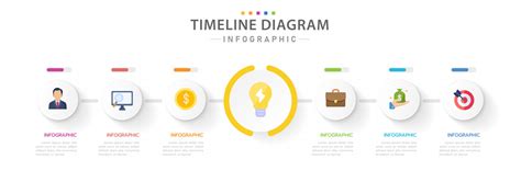 Infographic Template For Business 6 Steps Modern Timeline Diagram With