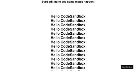 React Select Absolute Scroll Test Codesandbox