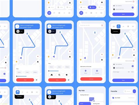 Reamaps Modern Maps Mobile Apps Modern Map App Design Route