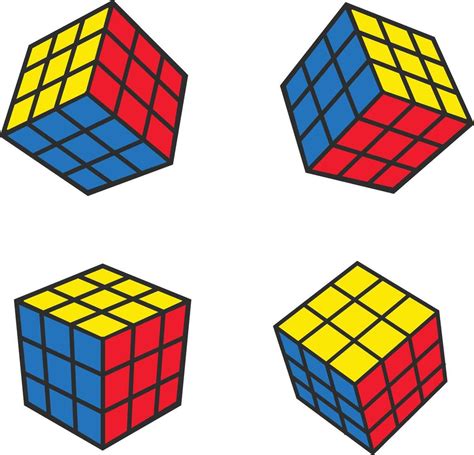 A Collection Of Rubiks Cube In A Variety Of Perspectives 48451809