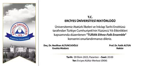 ER TURAN ETKİNLİĞİ