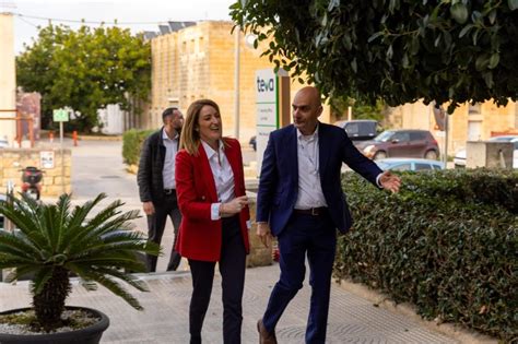 Il President Tal Parlament Ewropew Roberta Metsola żżur Teva Malta