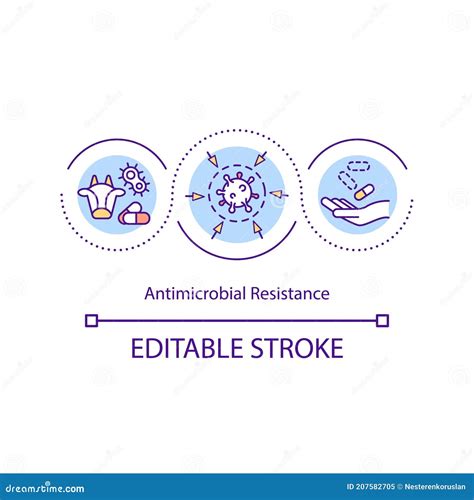 Pathogenicity Concept Linear Illustration Vector Horizontal Ban
