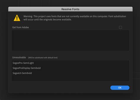 Solved Options For Replacement Fonts Choosing A Specifi Adobe Community 11677282