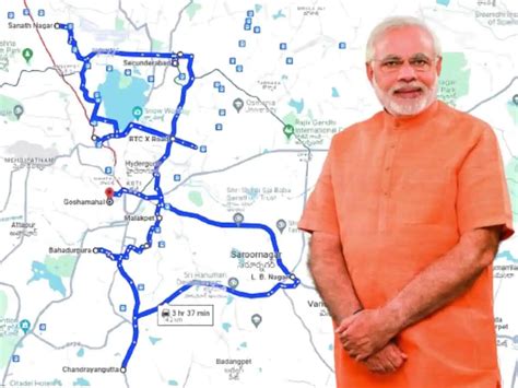 Pm Modi To Hold Road Show In Hyderabad Today Indtoday
