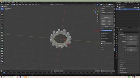 Boolean Modifier Why Is Gear Object Non Manifold In Reaper Blender Stack Exchange
