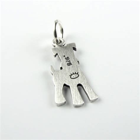 Tiny Schnauzer Pendant Necklace Etsy