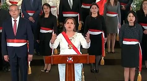 Dina Boluarte Rechaza Renunciar Y Pide Evitar Conflictos Innecesarios