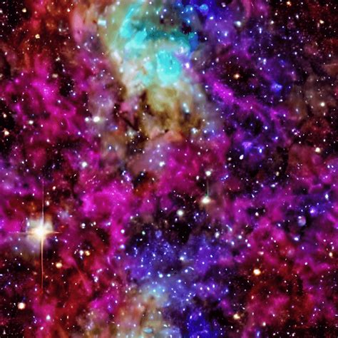 Galaxy Nebula Repeating Pattern Digital Graphic · Creative Fabrica