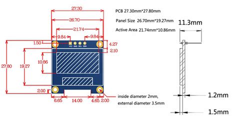 Купить 0 96 OLED Arduino дисплей модуль 128х64 5 7 цена 77 Prom