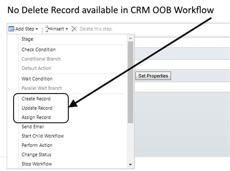 Where Is Delete Step In Crm Workflow Crm Software Blog Dynamics 365