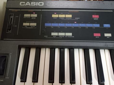 Casio Cz 1000 Vintage Cosmo Synthesizer 49 Key Keyboard Hobbies And Toys