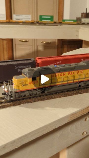 Classic Emd Diesels Mixed Freight Train On Tracks