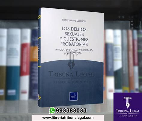 Los Delitos Sexuales Y Cuestiones Librería Tribuna Legal