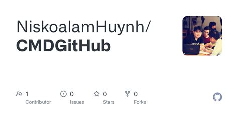 github niskoalamhuynh cmdgithub
