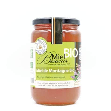 Miel de Montagne Bio MIEL BESACIER le pot d 1kg à Prix Carrefour