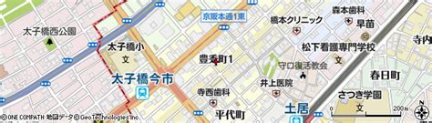 大阪府守口市豊秀町1丁目の地図 住所一覧検索｜地図マピオン