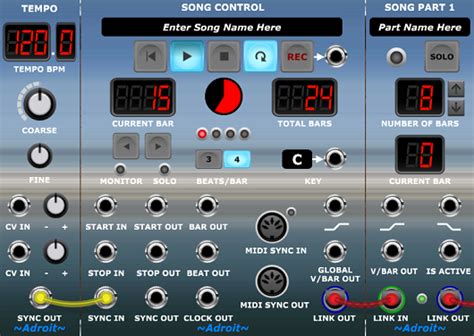 Song Control Module Adroit Synthesis
