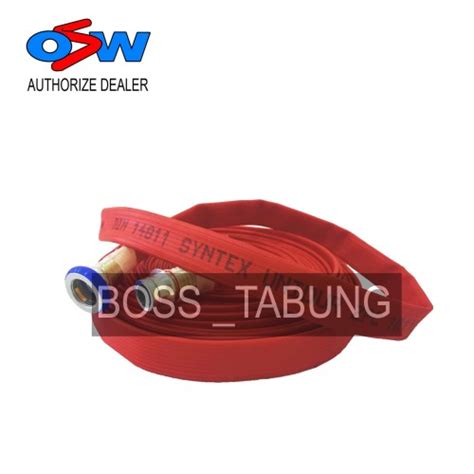 Promo Fire Hose Selang Pemadam Rubber Syntex Unidur German Osw 15x20