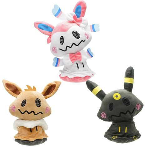 Mimikyu Cosplay Plush Dolls Umbreon Eevee Sylveon Soft Stuffed Toys
