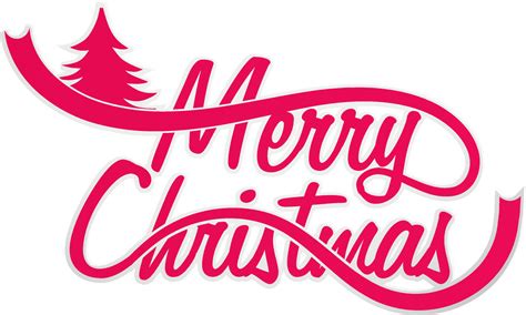 Merry Christmas Lettering Design 24330151 Vector Art At Vecteezy