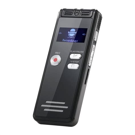 Grabadora De Voz Digital 64g Reproductor De Música Mp3 Con Micrófono Y