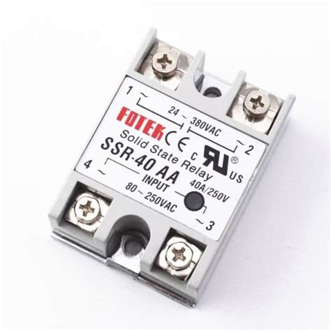Jual Solid State Relay Ssr 40aa 40ampere Ac Control Ac Single Phase Shopee Indonesia