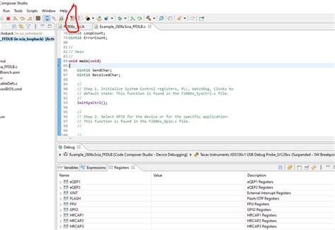 Launchxl F28069m Sci Not Able To Transmit Data Through Motorware Drivers With Sci Code Only