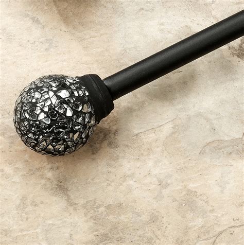 Curtain Rod End Caps Glass Home Design Ideas
