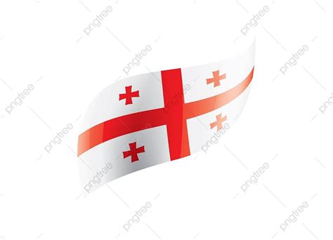 Georgia National Flag Country Illustration Holiday Flagstaff Flag