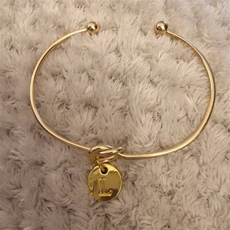 Niece Bracelet Silver Charm Bangle T For Girls Adjustable