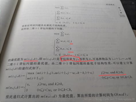 动态规划解二维多重背包问题二维背包问题动态规划详解 Csdn博客