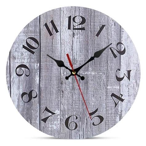 HORLOGE PENDULE E 10 pouce Horloge murale Vintage à Quartz avec