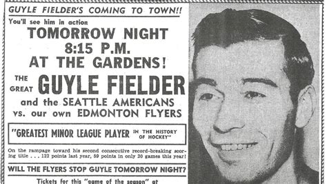 Seattle Sports Best Ever Fielder Was A Hockey Player Guyle Fielder