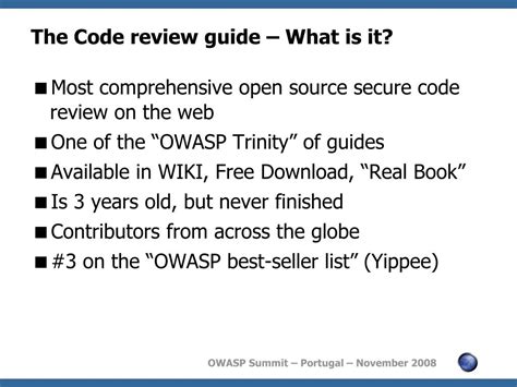 ppt owasp code review powerpoint presentation free download id 578522