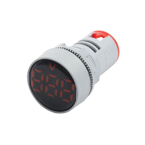 Mm AC V LED Mini Ronde Voltmeter Voltage Me Grandado