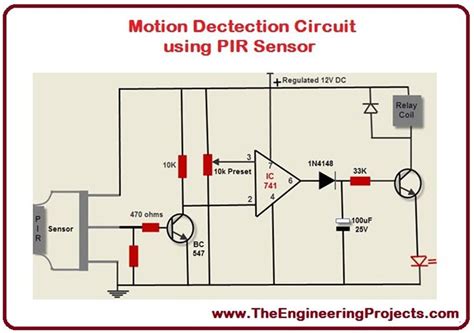 PIR Sensor Arduino Interfacing The Engineering Projects