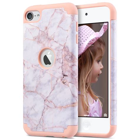 IPod Touch Case IPod Touch Cases ULAK Slim Shockproof Hybrid Hard PC Back Cover With Soft
