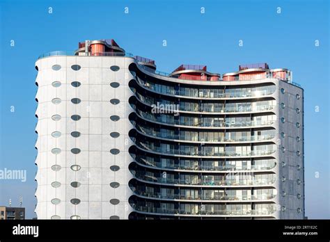 Copenhagen Denmark January 10 2022 Modern Residential Building