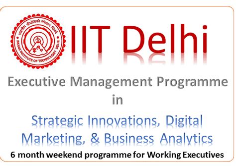 Executive Management Programme In Strategic Innovations Digital