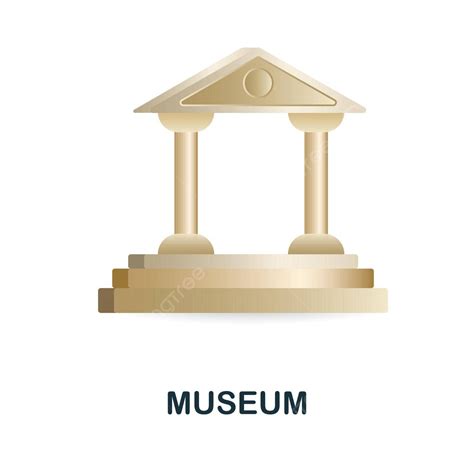 Icono De Museo d Simplificado Para Diseño Web E Infografía Vector PNG dibujos Grecia