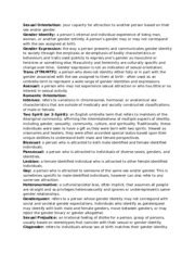 LGBTQIdocx Sexual Orientation Your Capacity For Attraction To Another Person Based On Their